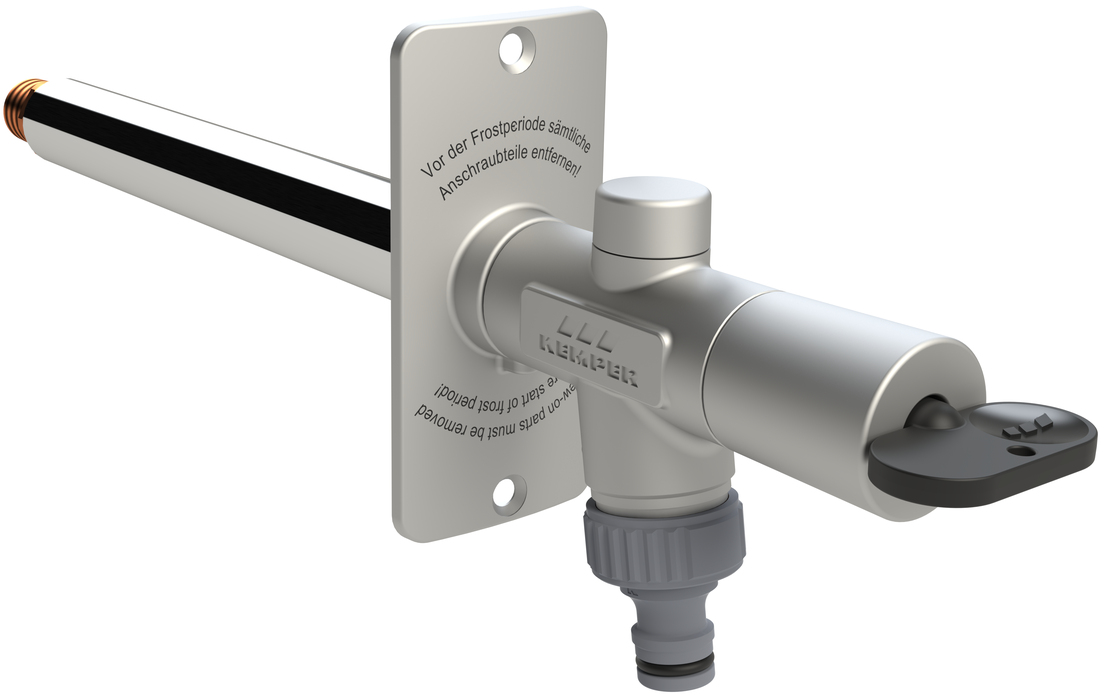 Frost-proof outdoor taps